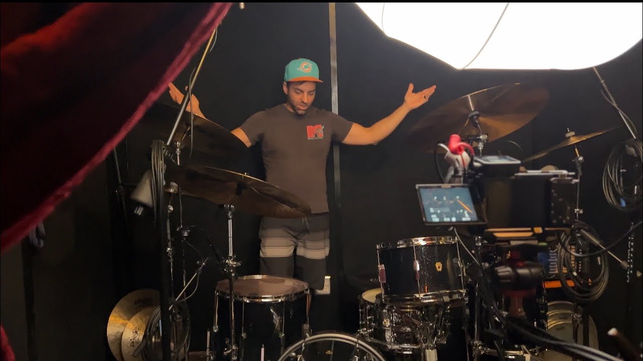 FILTER Drummer Stops By The Studio - YouTube