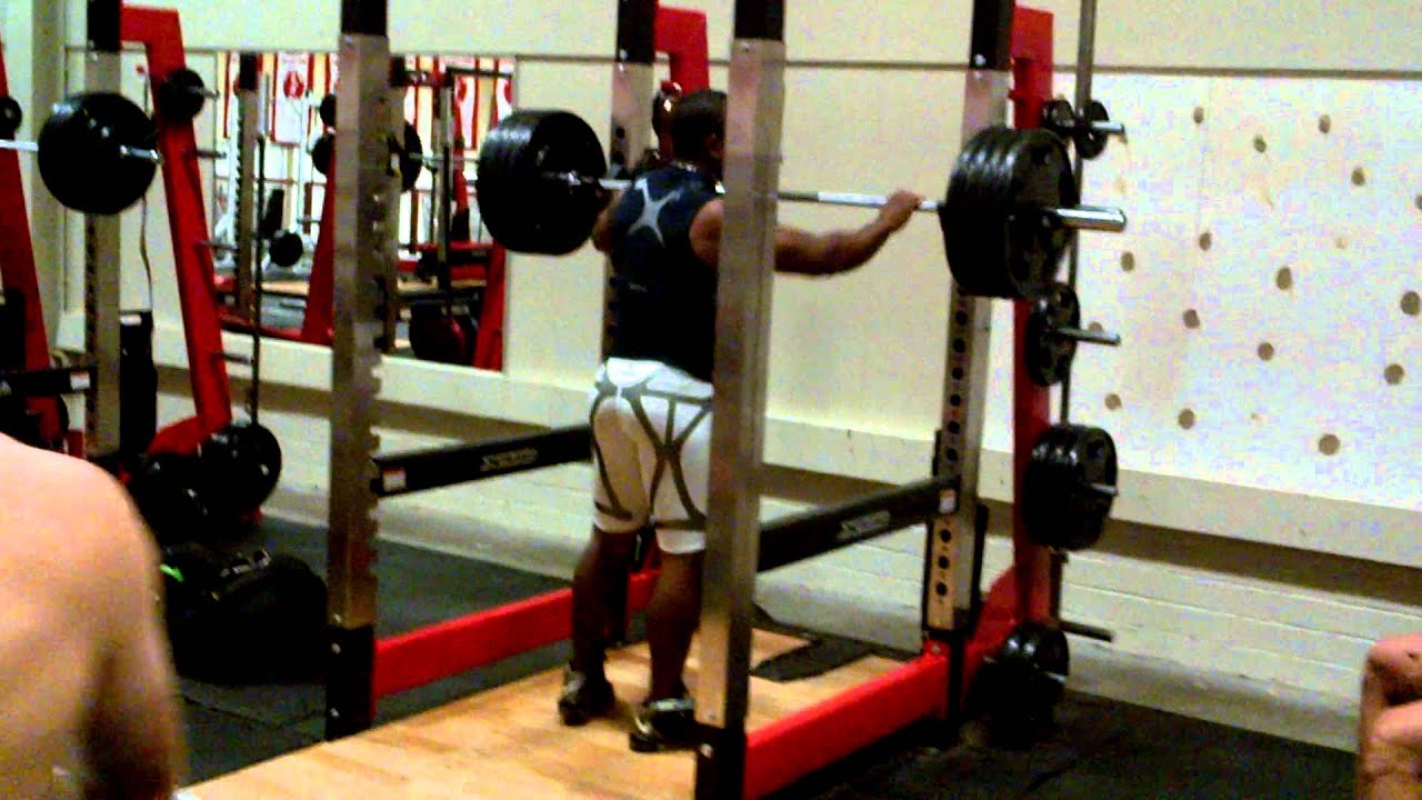 3-Rep Max Squat Example - Bobsled Combine - YouTube