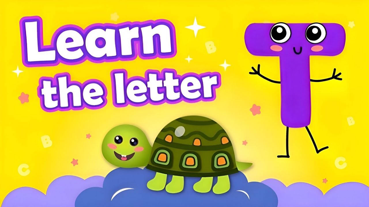 Bini Bambini ABC Alphabet- Learn to Letter T and U| Spell the Word ...