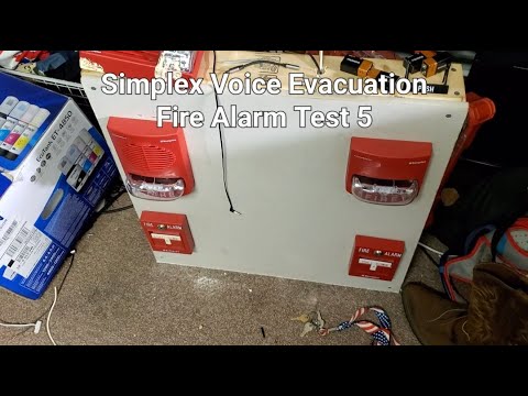 Simplex Voice Evacuation Fire Alarm Test 5 (Stay Until the End) - YouTube