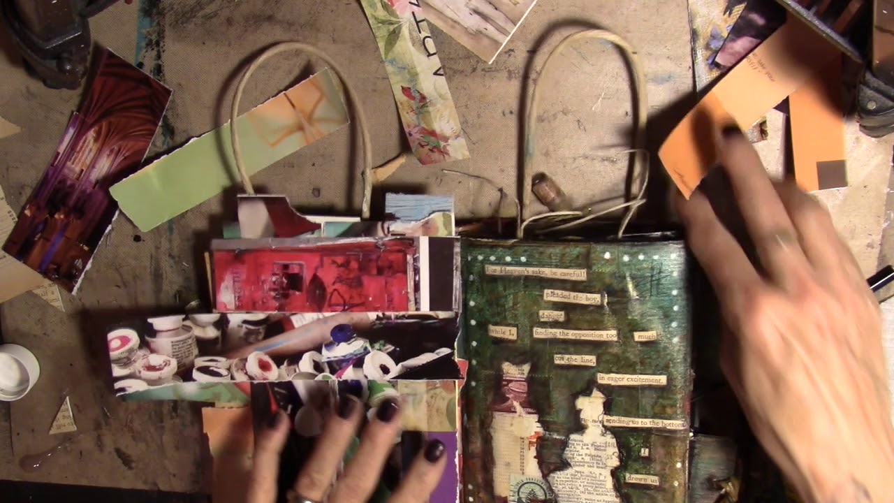 Ripped Layers forming a Silhouette Collage - YouTube