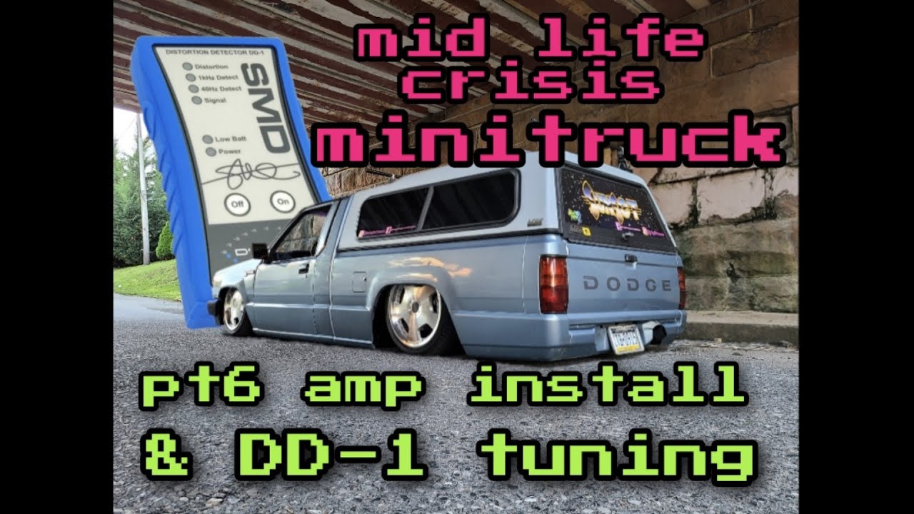 Bagged & Body Dropped Minitruck Amp Install & Tuning w/ SMD DD-1! Set ...