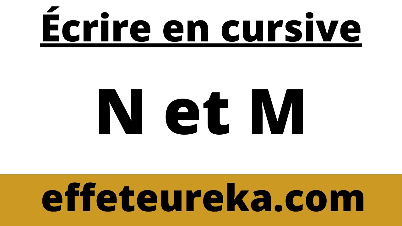 Le Mot Ton En Cursive