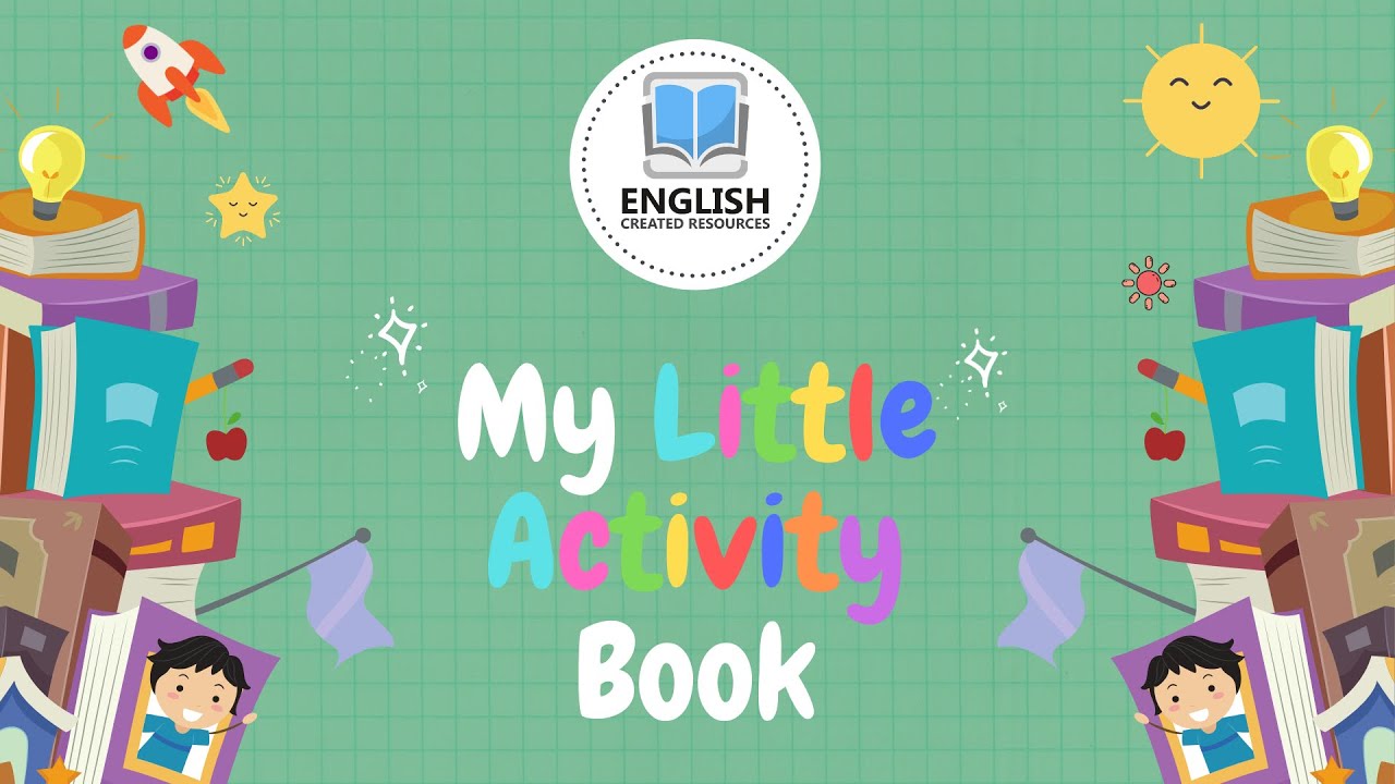 My Little Activity Book English Created Resources - YouTube