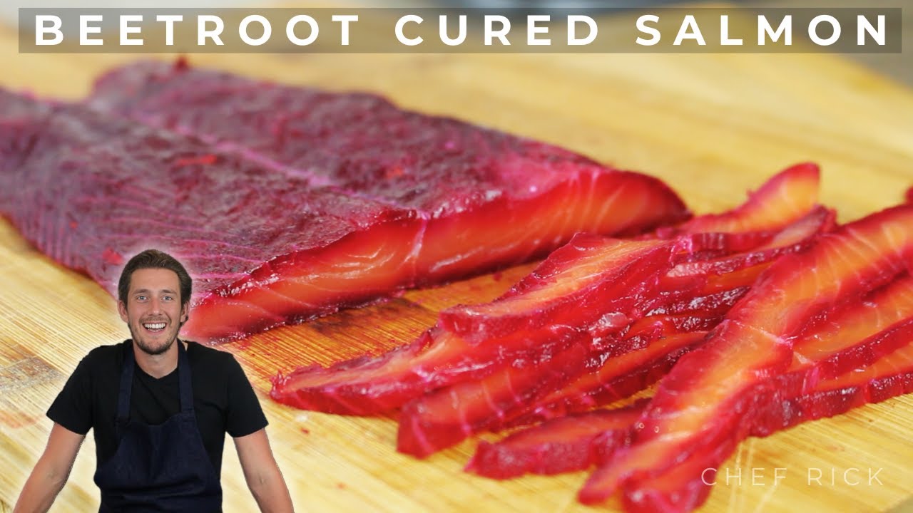 How to Make Beetroot Cured Salmon - YouTube