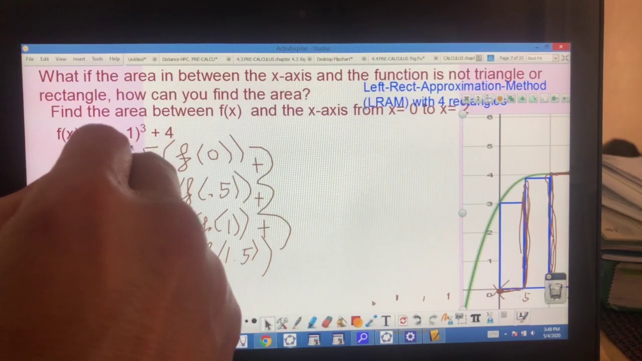 AP Calculus 6.1 Definition of Integral Part 3 RRAM LRAM MRAM - YouTube
