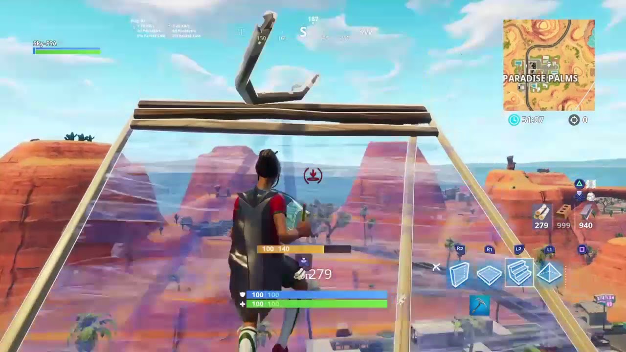 My Basic Building On The New Controller Binds - YouTube