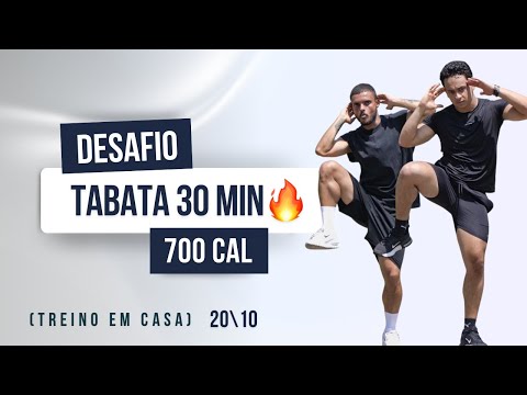 30 MIN TABATA para perder barriga rápido, sem equipamentos e em casa | 700 CALORIAS