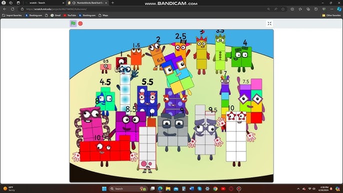 Numberblocks Band Song In Halves Youtube Hand2mind Numberblocks Five's