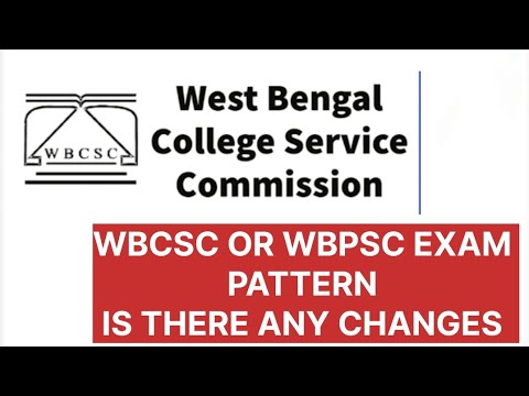 WBCSC OR WBPSC EXAM PATTERN - YouTube