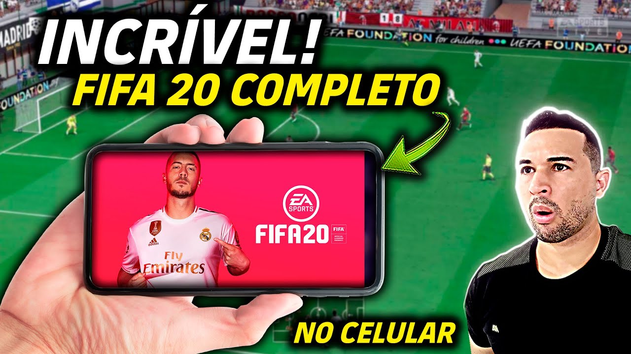 SENSACIONAL! SAIU FIFA 20 COMPLETO COM TODAS AS LIGAS E MODO CARREIRA ...
