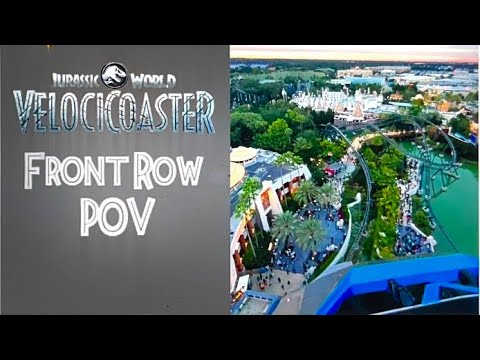 Velocicoaster front row POV - YouTube