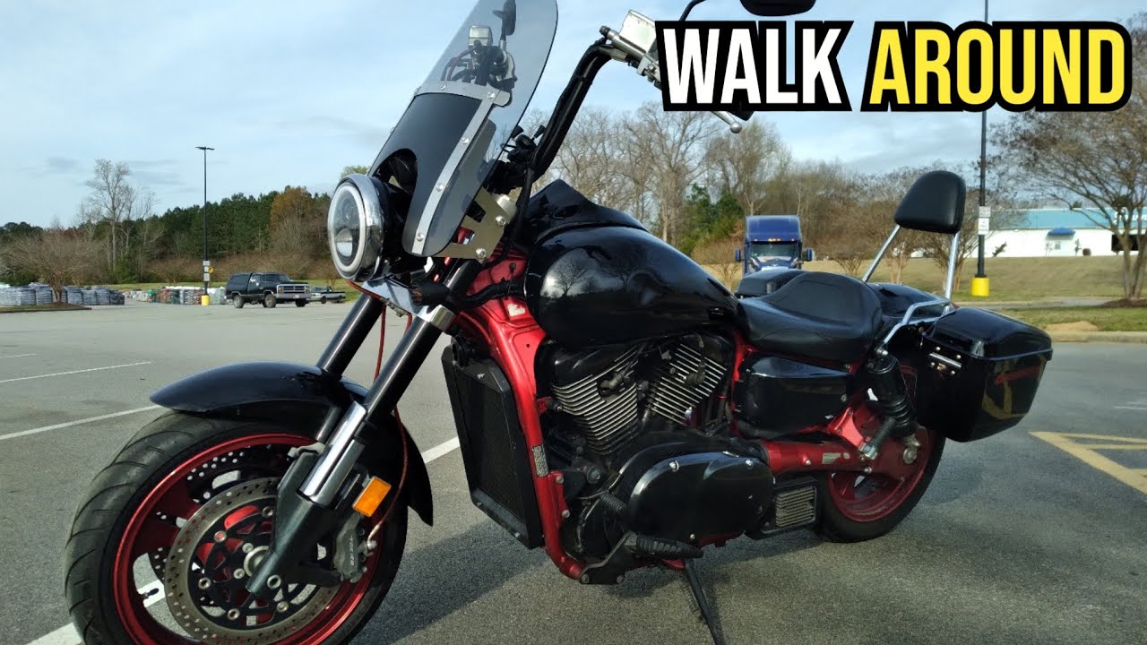 SHOWING OFF my Kawasaki Mean Streak 1600! - YouTube