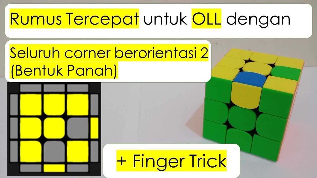 Rumus Tercepat untuk OLL dengan Seluruh Corner Berorientas-2/Bentuk ...