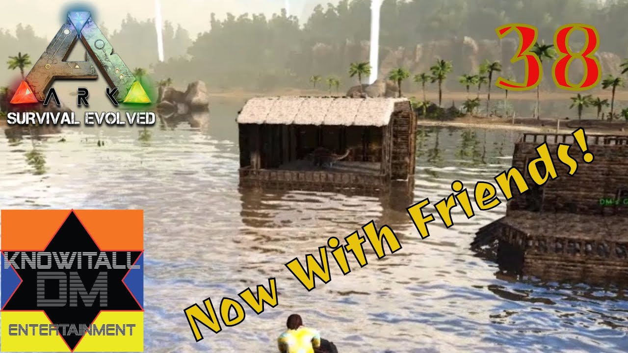 [38] I Build A Harvesting Hut on Herbivore Isle- ARK: Survival Evolved ...