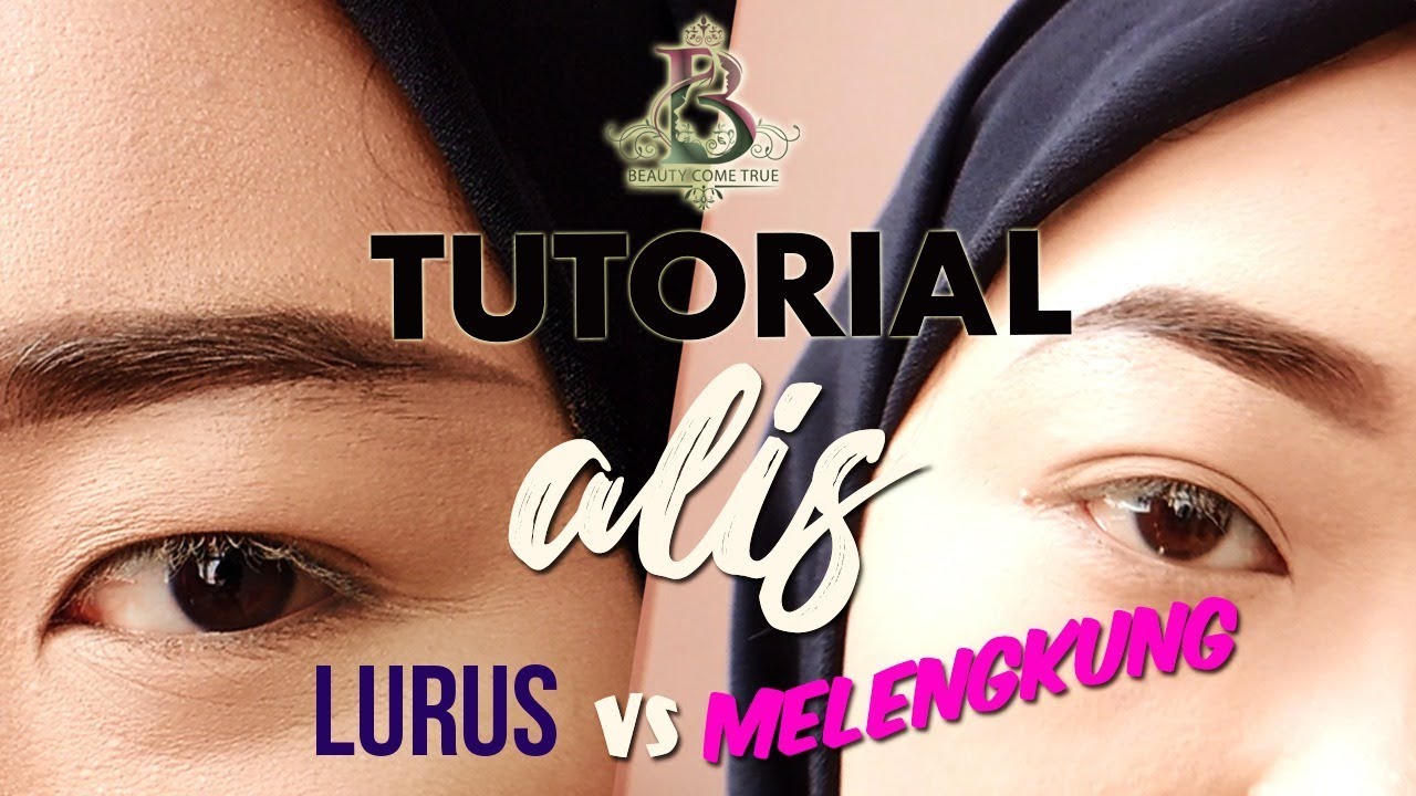 [TUTORIAL ALIS] Step by step alis melengkung VS alis lurus by FANBO ...