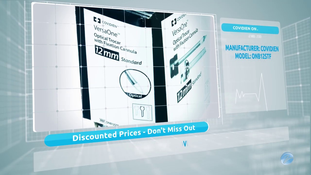 Covidien ONB12STF VersaOne Trocar - YouTube