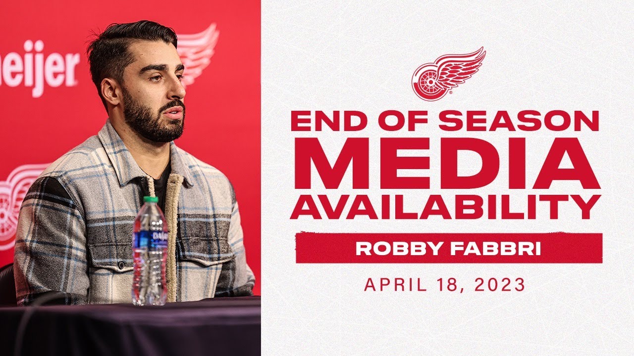 Robby Fabbri | 2022-23 End of Season Media Availability - YouTube
