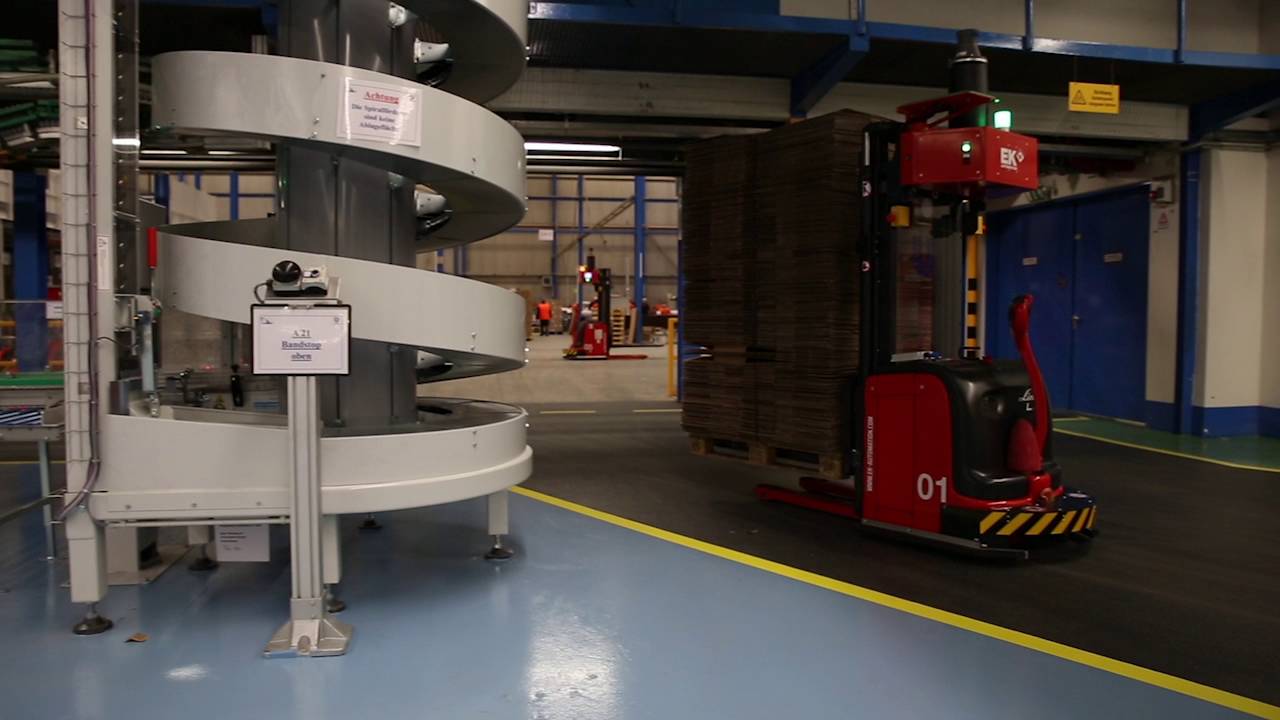 SMART MOVE: Automatisierung bei UNILEVER | Automated Guided Vehicle ...