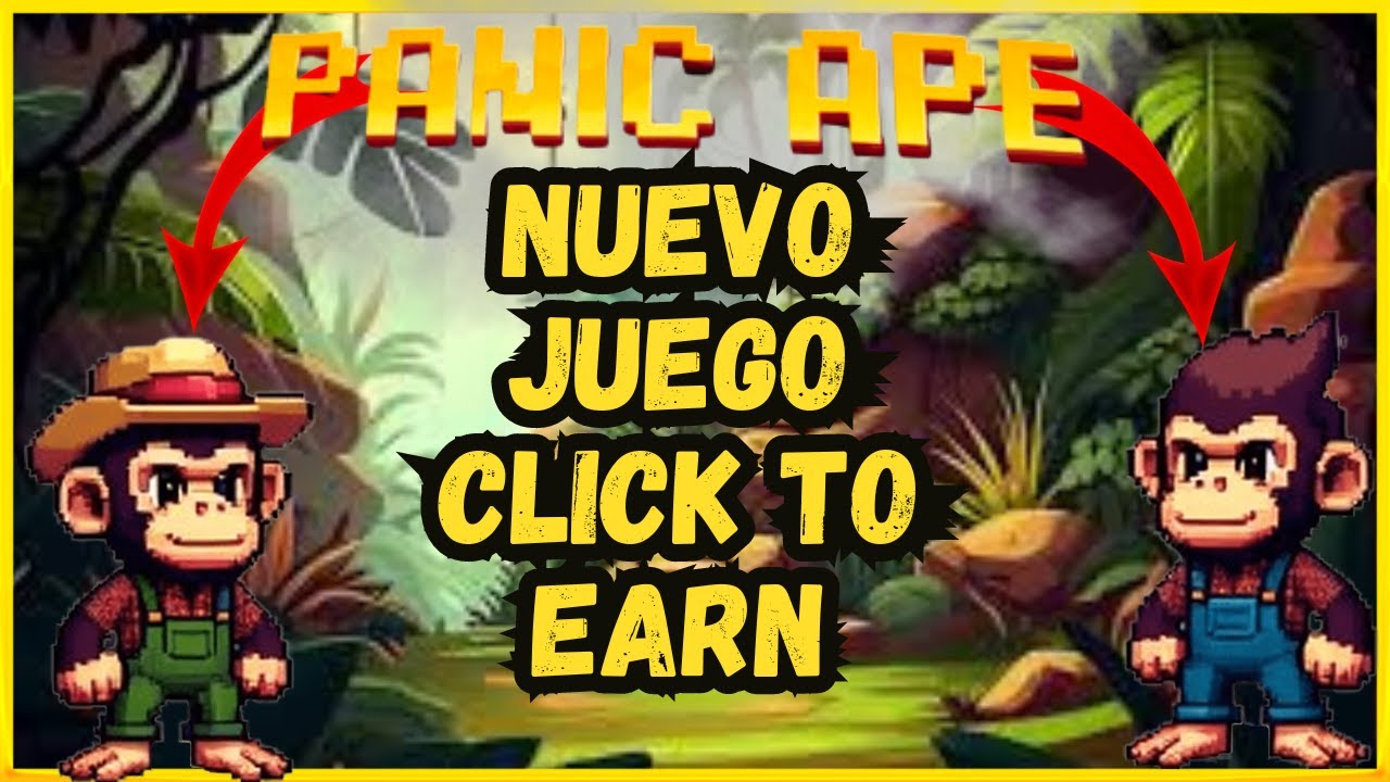 💥PANIC APE💥NUEVO JUEGO CLICK TO EARN💥SORTEO DE $5 USDT💥TUTORIAL ...
