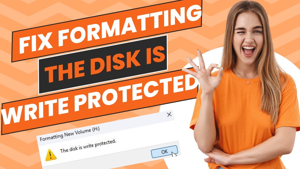 Fix Formatting The Disk Is Write Protected In Windows 11/10/8/7 - YouTube