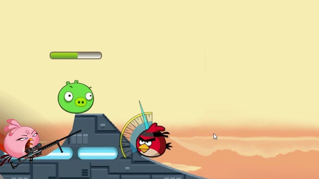 Angry Birds Ultimate Battle - 3 ANGRY BIRDS SHOOTING ALL BAD PIGGIES ...