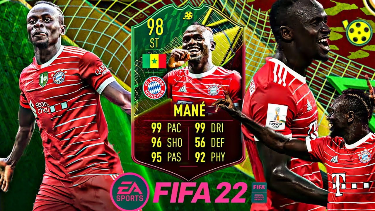 BEST PLAYER IN THE WERLD😂😍!SADIO MANÉ🇸🇳 - PLAYER MOMENTS 98 RATED SADIO ...
