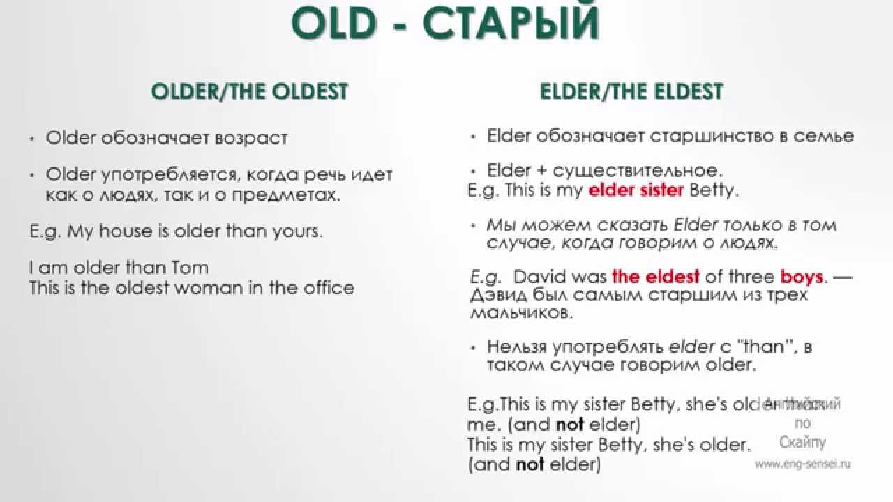 Older Vs Elder YouTube older-vs-elder-youtube