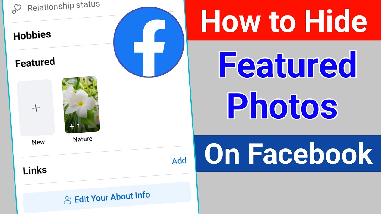 How to Hide Featured Photos on Facebook। Hide Facebook Featured Photos ...