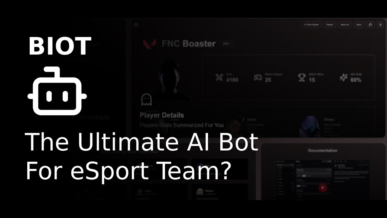 BIOT - AI Chatbot for eSport Manager (VCT Hackathon 2024) - YouTube