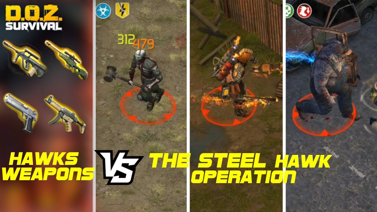 Hawks' Weapons VS The Steel Hawk Operation | DOZ | Dawn Of Zombies ...