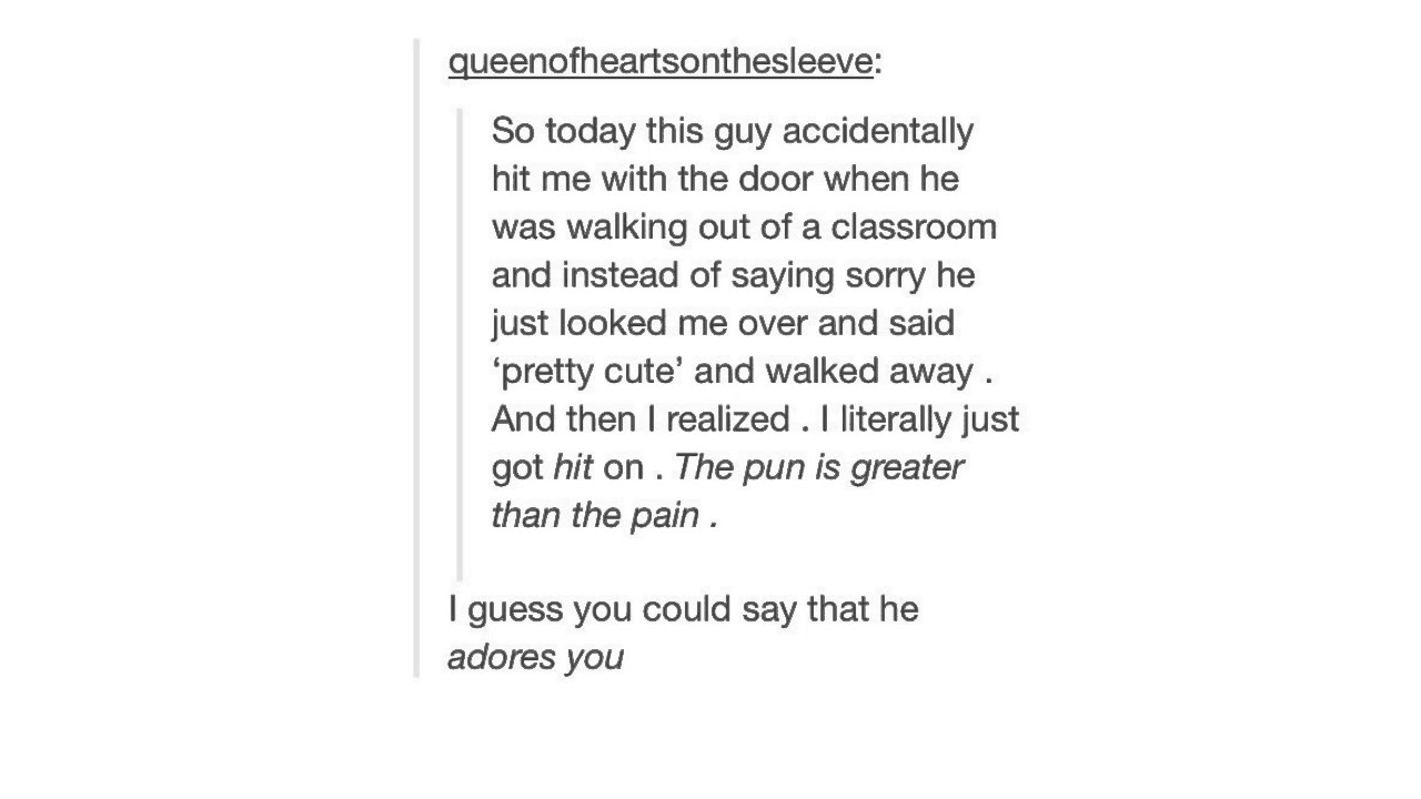 Puns Tumblr