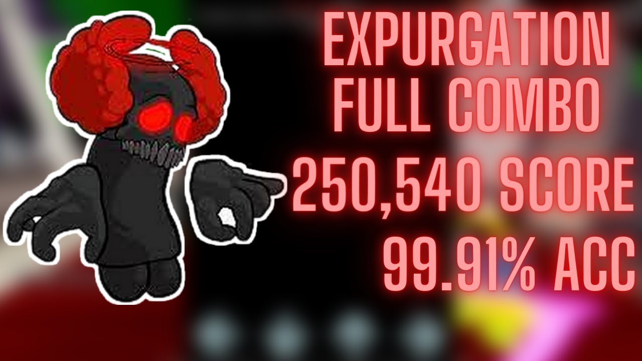 Expurgation Full Combo Roblox Funky Friday Youtube