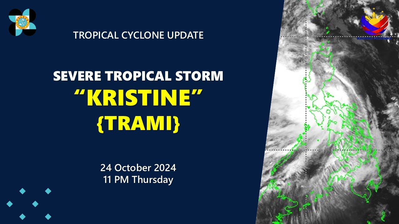 Press Briefing: Severe Tropical Storm #KristinePH {TRAMI} at 5AM ...