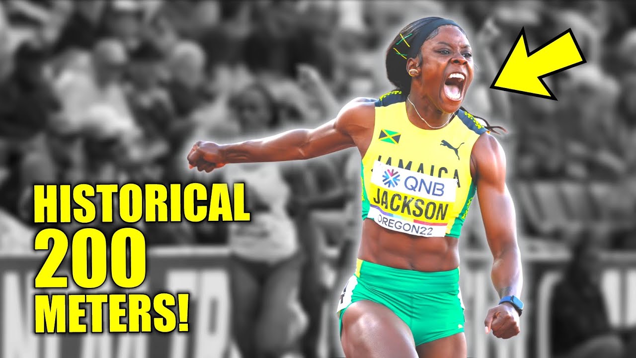 The INSANE Way Shericka Jackson SHOCKED The Sprinting Fans! - YouTube