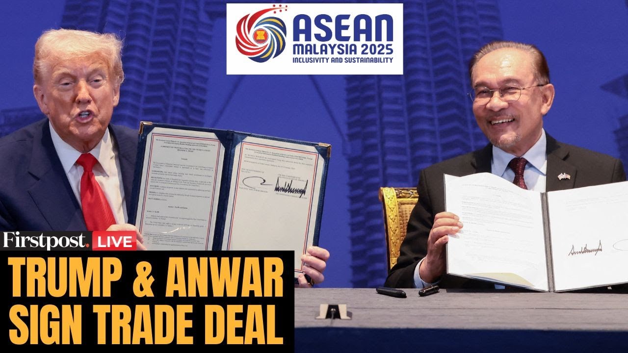 ASEAN Summit 2025 LIVE: Trump, Anwar Ibrahim Seal Trade & Minerals Deal ...