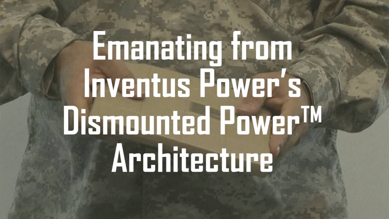 The Conformal Wearable Battery (CWB) by Inventus Power - YouTube