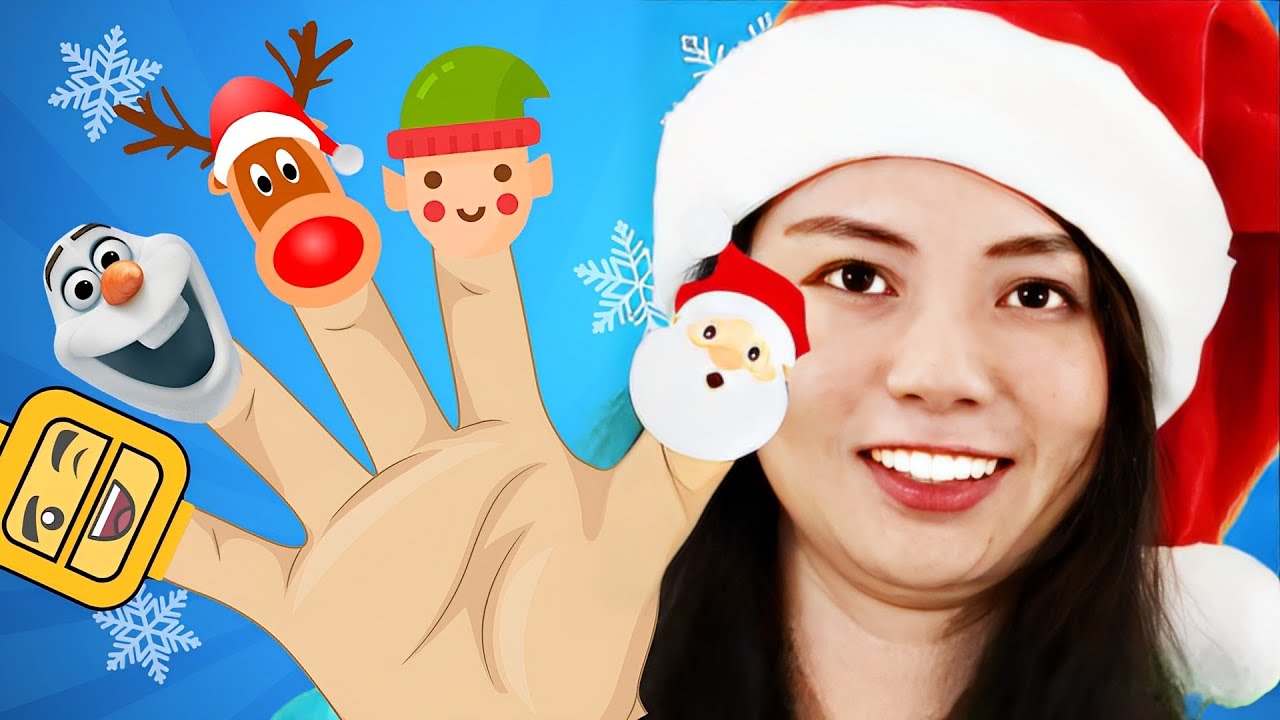 Finger Family Christmas Edition Song! | DoReMi Bricks Nursery Rhymes ...