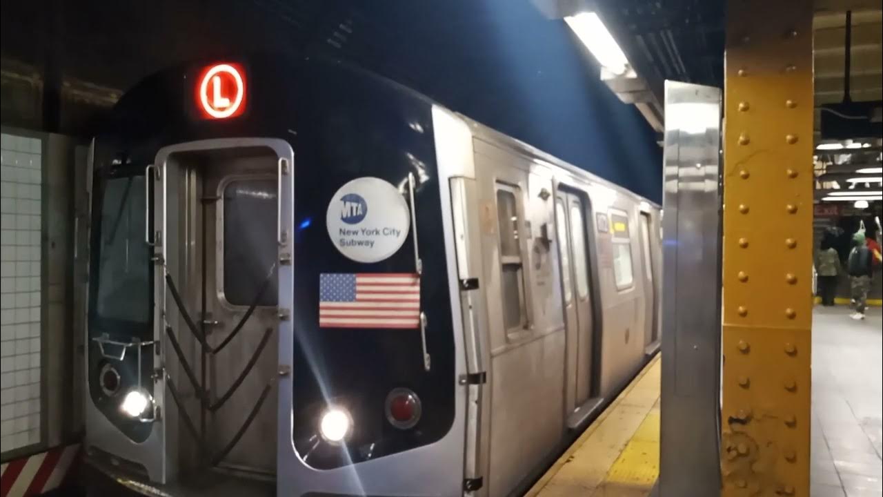 R143 L Train #8172 departing 14th St-Union Sq - YouTube