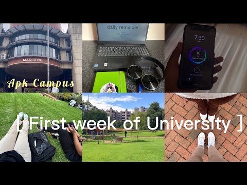 First week in university | vlog | South African YouTuber - YouTube