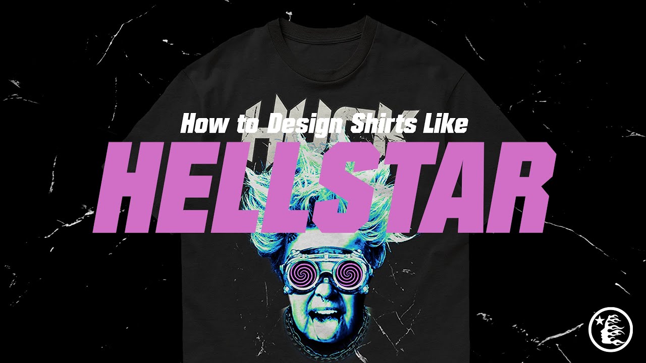 How to Design Shirts Like HELLSTAR | PHOTOSHOP TUTORIAL - YouTube