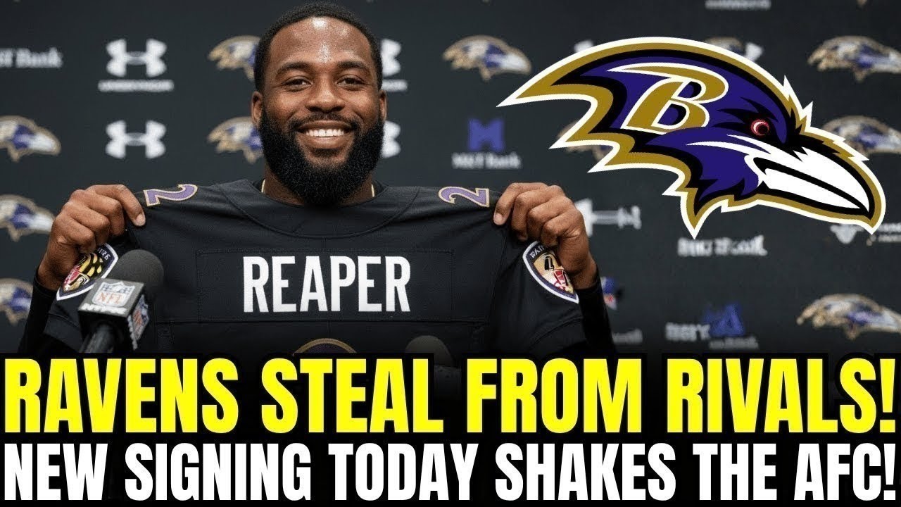 FORMER FOE, NOW A RAVEN: new signing flips the AFC on its collective ...