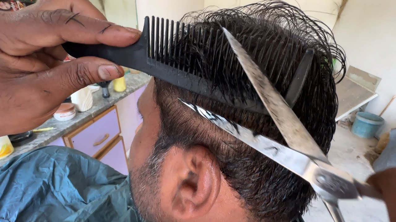 Asmr fast and aggressive barbers haircut - YouTube