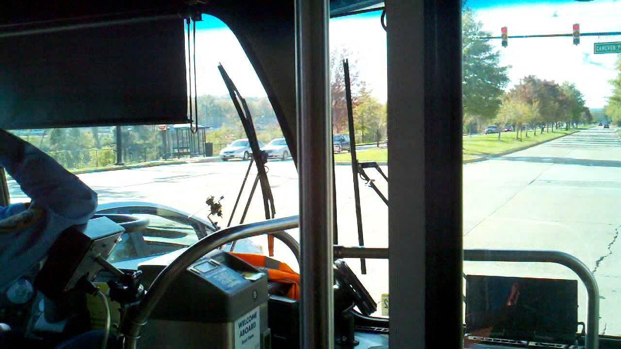 DASH AT7 Orion V #81, from PTO area to Van Dorn Metro - YouTube