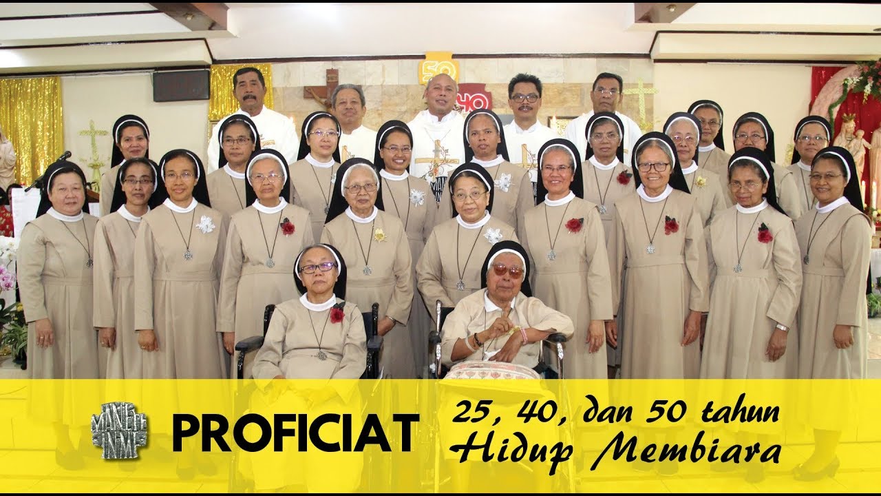 Kesetiaan Suster PIJ Hidup Membiara 25, 40, dan 50 tahun - YouTube