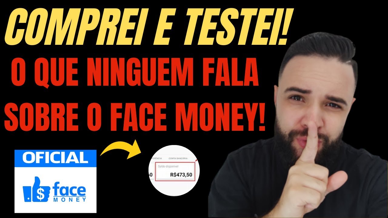 🔴FACE MONEY FUNCIONA? FACE MONEY VALE A PENA? FACE MONEY PAGA MESMO ...