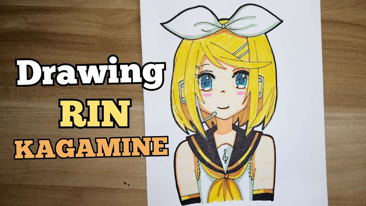 Kagamine Rin Chibi Drawing