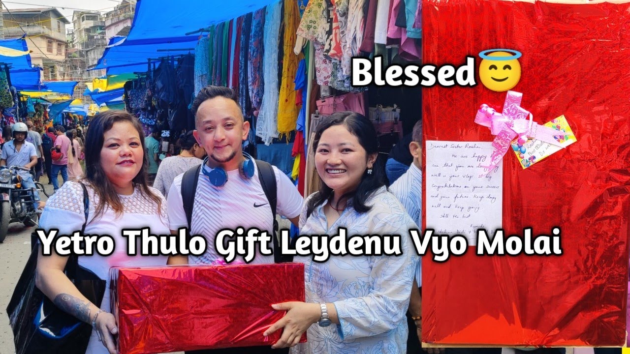 Yetro Thulo Gift Leydenu Vyo Molai 😍. Blessed😇. Thank you Dede ani Dada ...