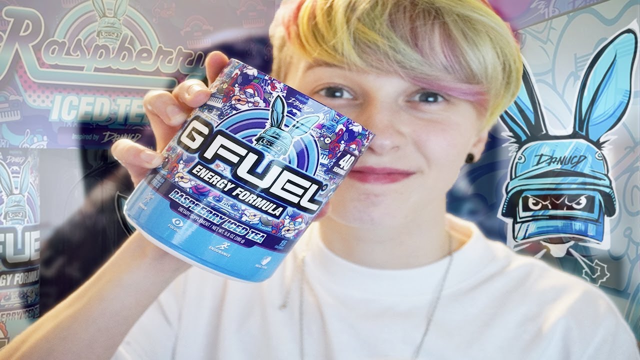 DANUCD RASPBERRY ICED TEA GFUEL 🐰 - YouTube