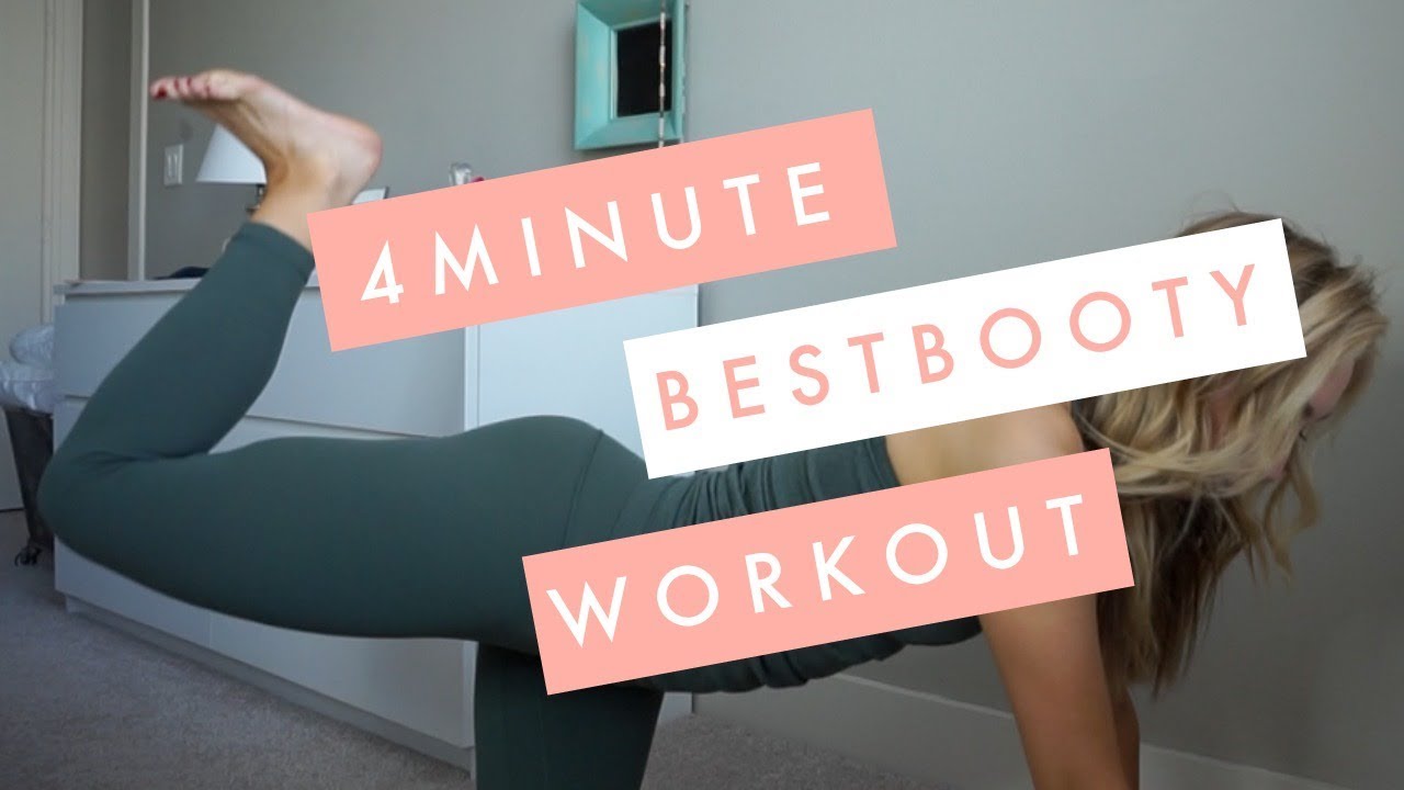 4 Minute Booty Workout Youtube